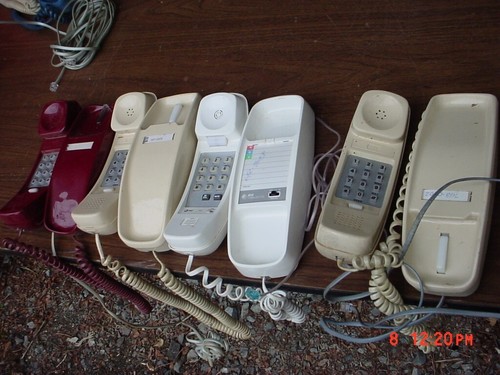 Lot of 8 Vintage GTE Push Button Princess Landline Phone (Stock P15) | eBay