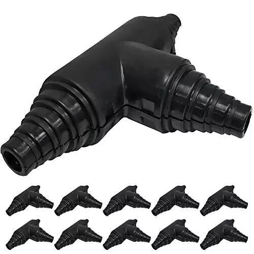 Electriduct Universal Wire Loom Tees/T Connectors (Large) Fits 1/4" to ...