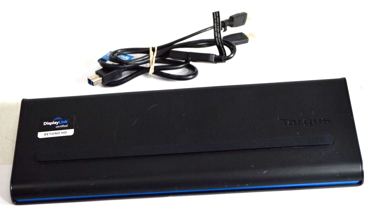 Targus ACP71USZ Universal USB 3.0 Dual Video Docking Station no Power ...