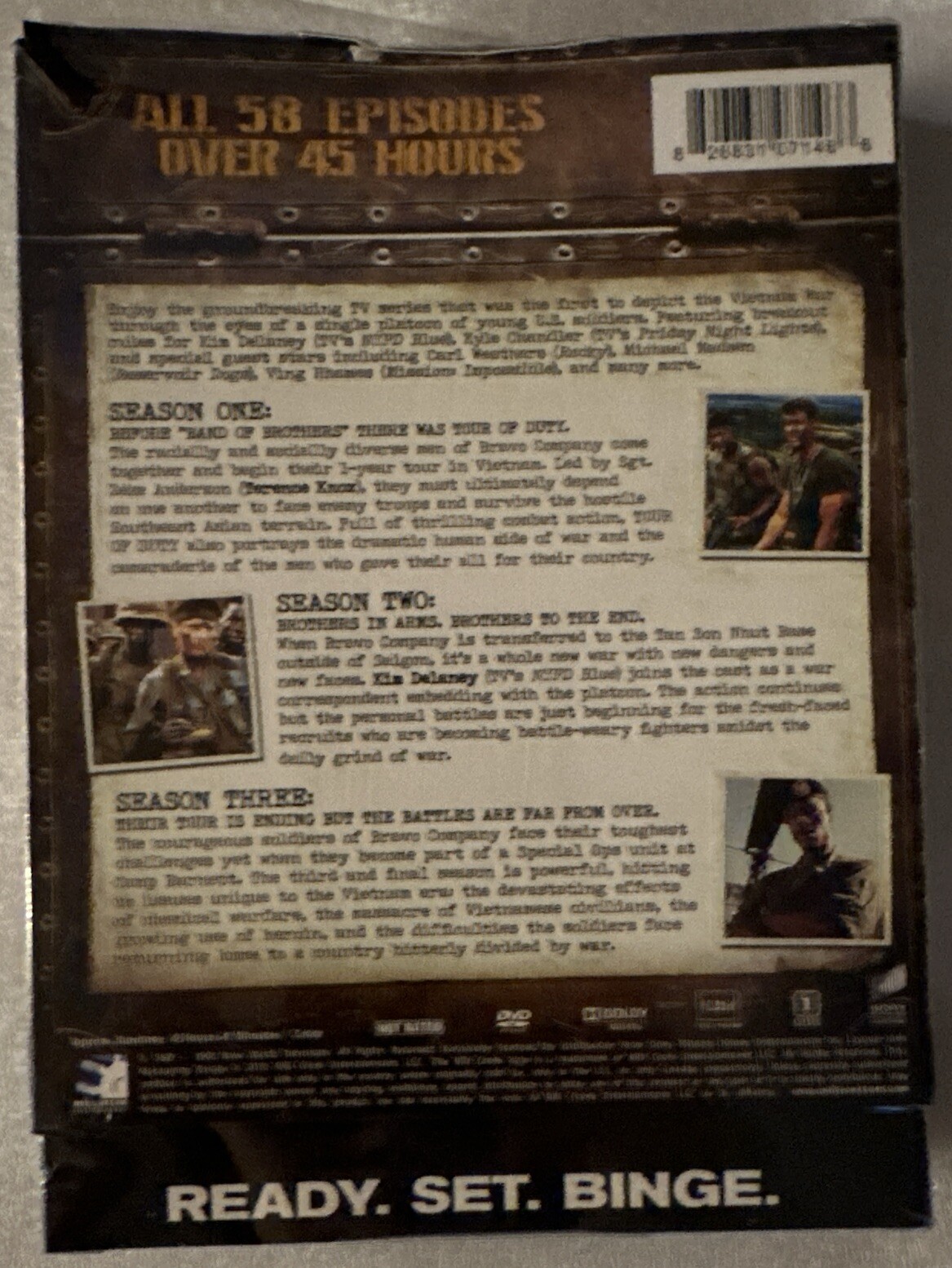 Tour of Duty The Complete TV Series Damaged* DVD,11-Disc Set,Seasons 1 ...