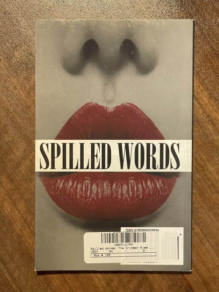 Spilled Words: The Crimson Kiss Quote Collection by Cici B (2016, Trade ...