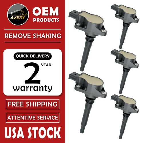 Set of 5 Pc Ignition Coil For 05-16 Mercedes W212 E350 SLK300 ...
