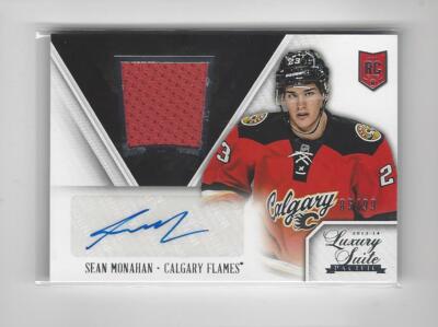 Sean Monahan 2013-14 Luxury Suite #110 Jersey Autograph RC 85/99 ...