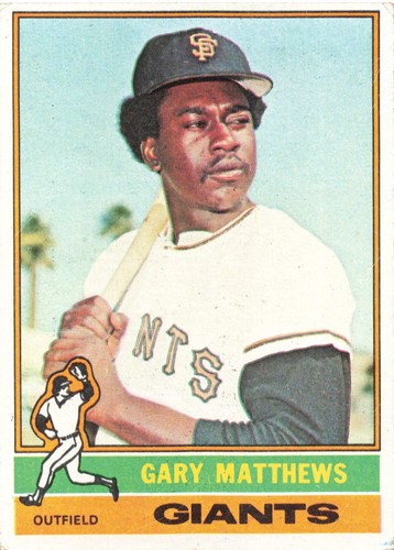 Gary Matthews San Francisco Giants 1976 Topps Baseball Card #133 | eBay