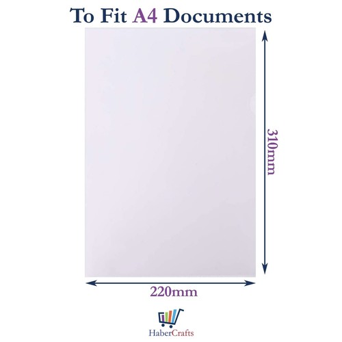 Plastic Wallets A4 Top And Side Opening File Heavy Duty Clear Plastic ...