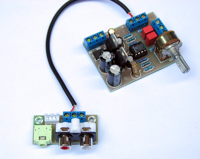 1PCS DIY Kit Audio Switch Board RCA 3.5mm Audio Input Block Stable NEW ...