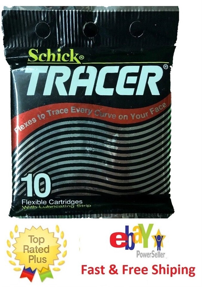 12 Schick FX Tracer Razor Blade Cartridge Refill Fit Wilkinson ...