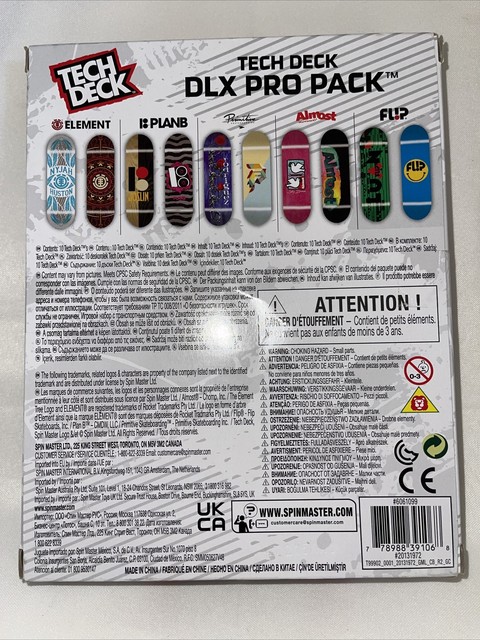 Tech Deck DLX Pro Plastic Skateboard - 10 Pack for sale online | eBay