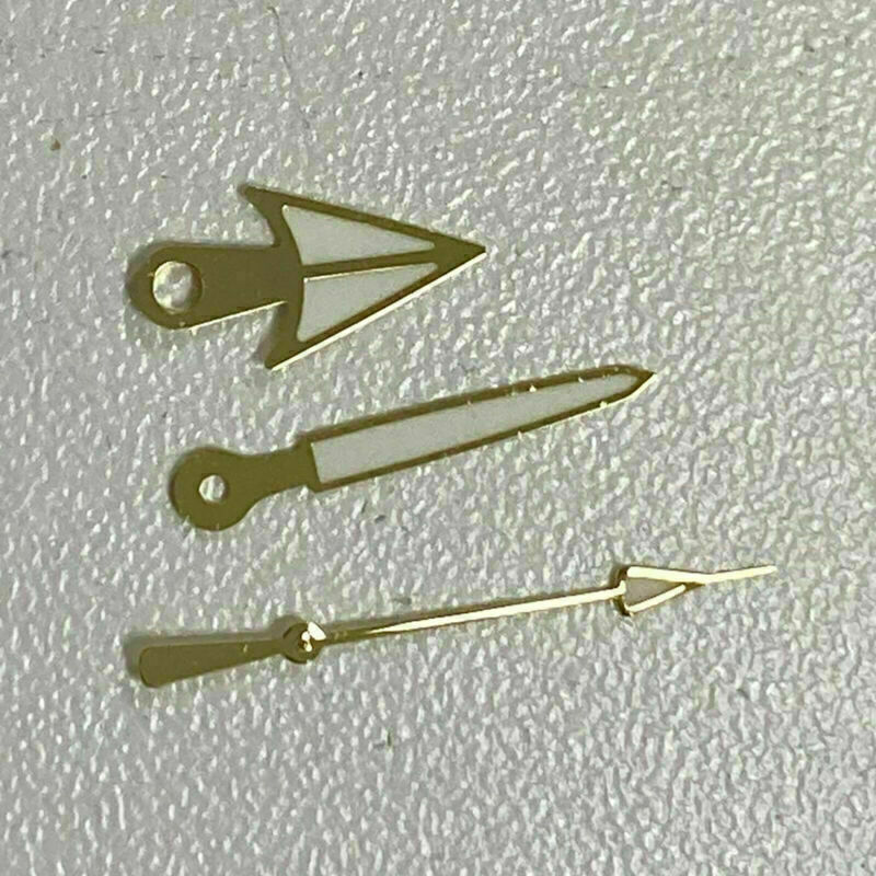 Replacement Watch Hands Kit Green Luminous Watch Pointers For NH35 NH36 ...