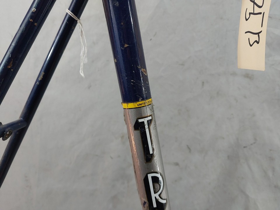 1979 Trek 412 Road Bike Frame 64cm XX-Large Lugged Butted Steel USA ...