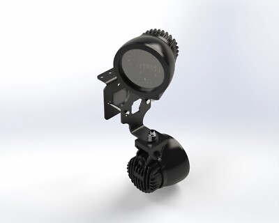 ROPS Light Mount Brackets with 2 LED Pods - USA MADE - Incl. Install ...