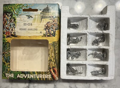 Ral Partha Lead Figurines. 98-004. Eight Goblins. The Adventurers. 1978 ...