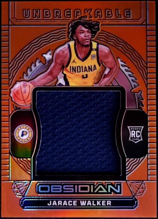 2023-24 Panini Obsidian - Unbreakable Memorabilia Jarace Walker #UM-JAR ...