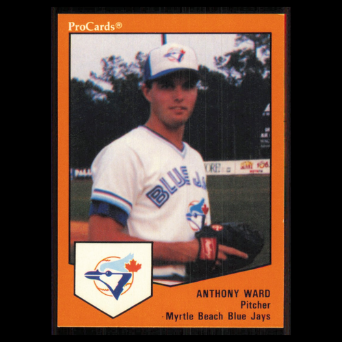 Anthony Ward #1630 1989 ProCards Minor League Team Sets Myrtle Beach ...