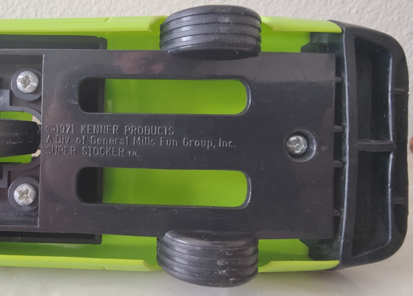 Kenner SSP Super Stocker Lime Green Plymouth Superbird w/ RipCord w/Box ...