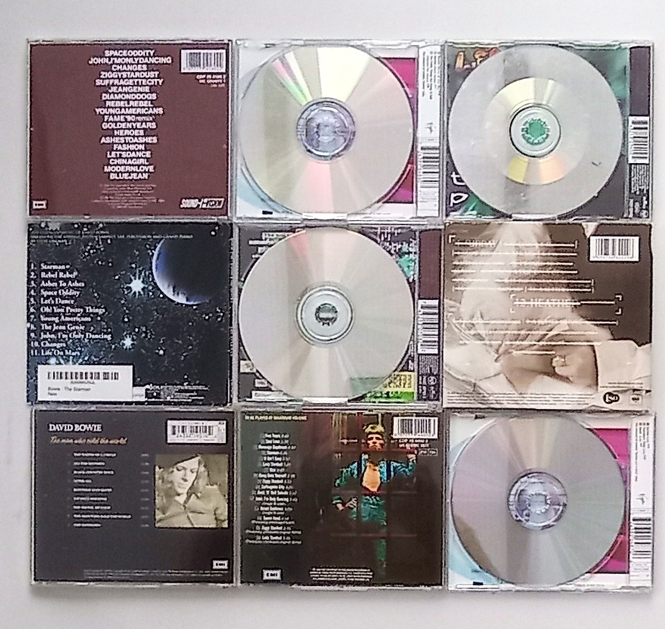 David Bowie 9 CD Bundle Collection Job Lot 1990s | eBay UK