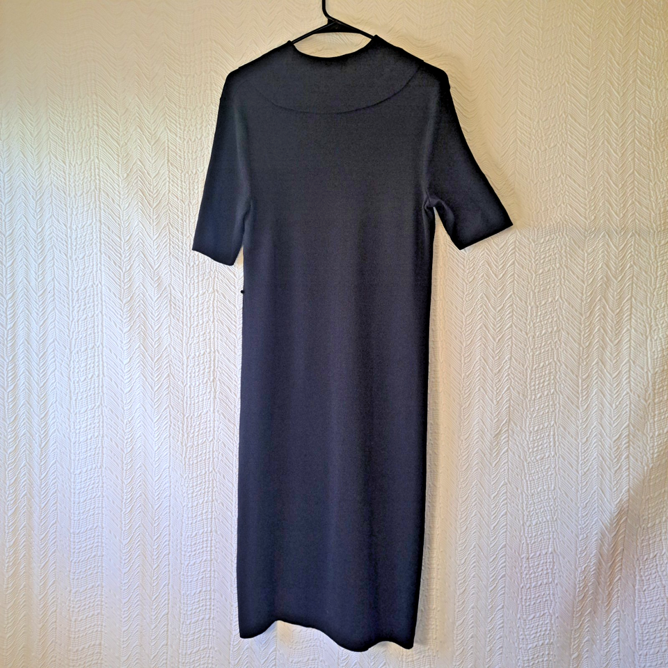NWT Jones New York Collection Women's L Jet Black Knit Dress Cowl ...