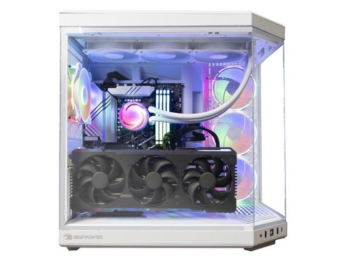 iBUYPOWER Y70 Snow White Gaming PC Desktop - AMD Ryzen 9 9900X - NVIDIA ...