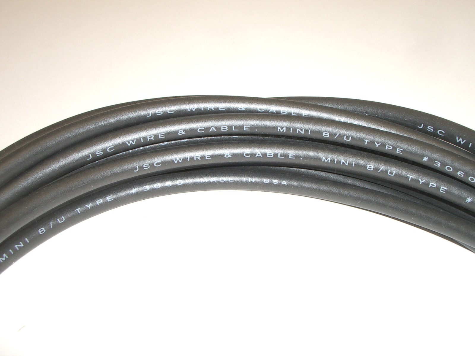 JSC 20FT RG-8X ANTENNA COAX COAXIAL PATCH CABLE BLACK w/ PL-259 ...