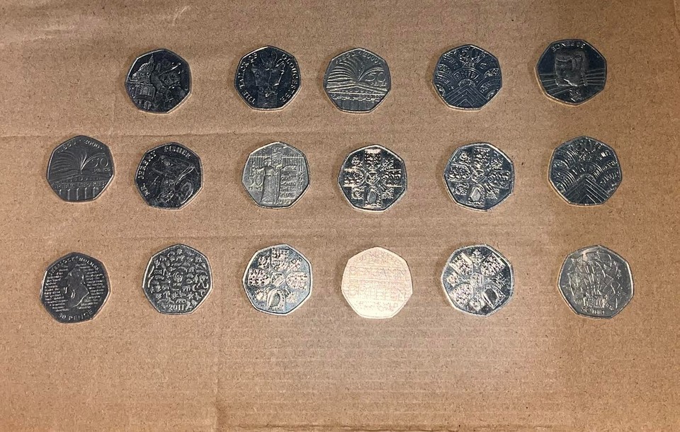 Rare 50p Job Lot Collection Commemorative Coins 30 X 50p | eBay UK