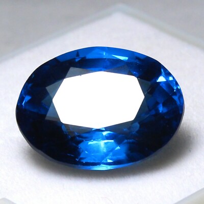 Awesome! Natural Certified 18.00 Ct Mozambique Neon Blue Sapphire ...