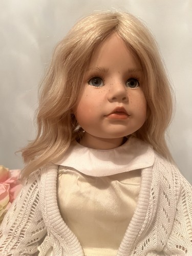 ~GOTZ VICTORIA DOLL~BY ARTIST HILDEGARD GUNZEL~CREAM SILK DRESS~ORIG ...