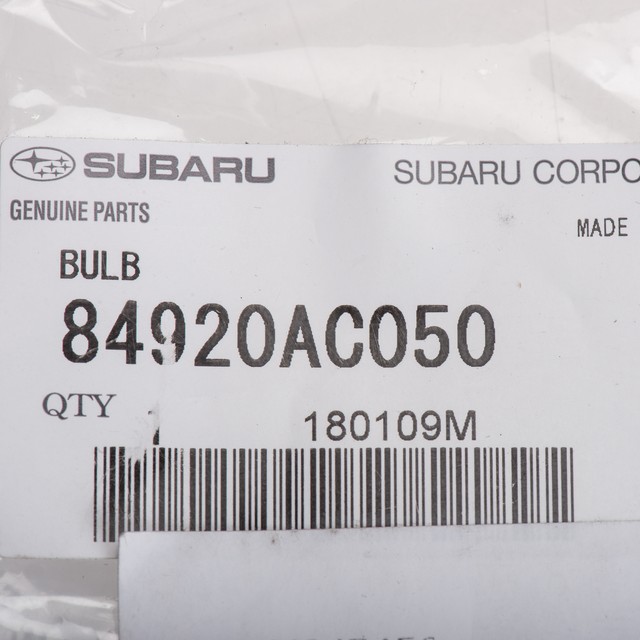 Subaru 84920AC050 Genuine OEM Factory Original Bulb for sale online | eBay