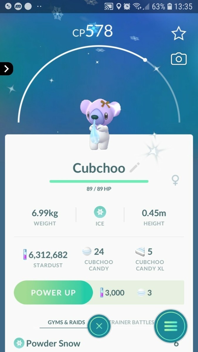 Cubchoo Sprite