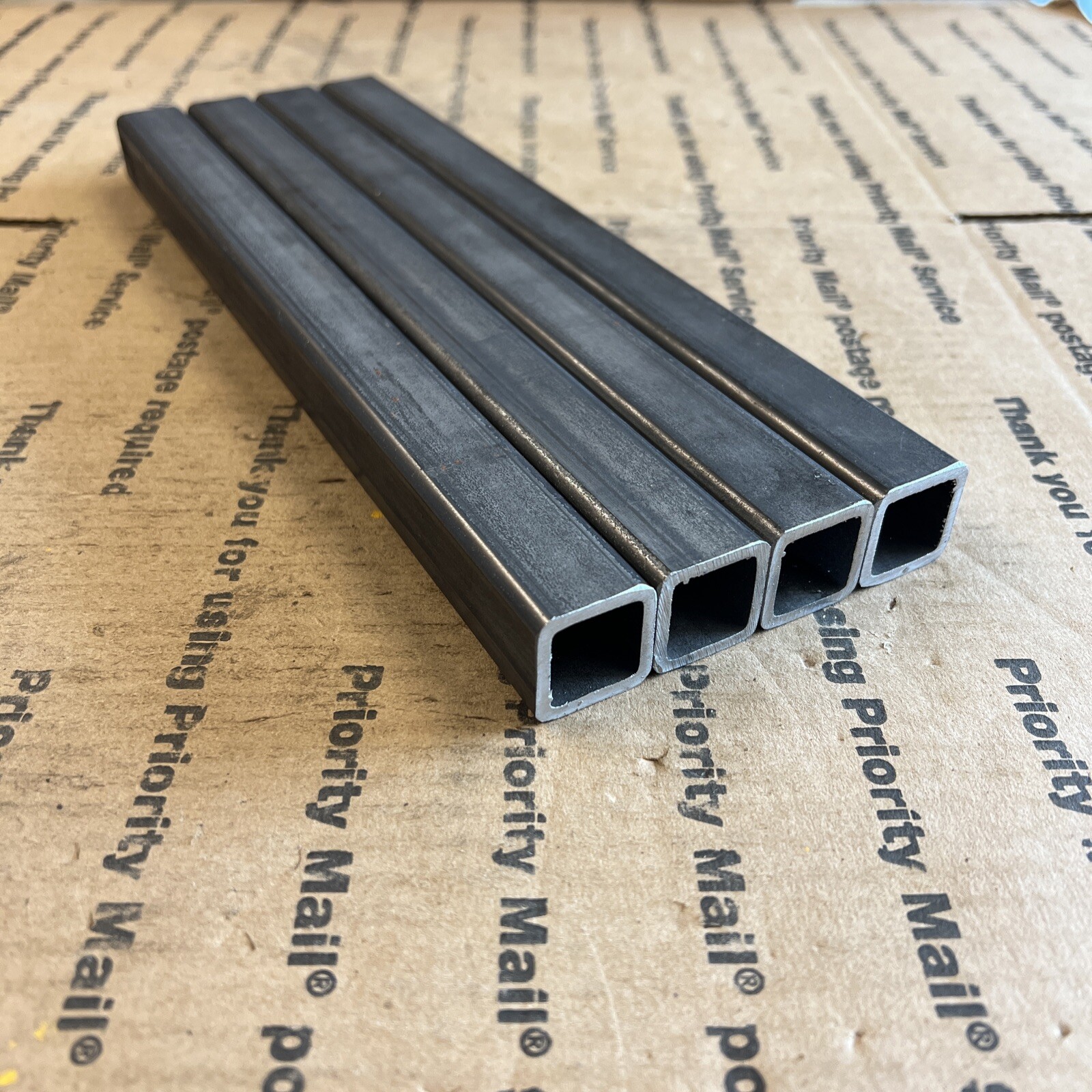 STEEL SQUARE TUBING 1 X 1 X 12" Long (11ga) 4 PIECES FREE&FAST SHIP | eBay