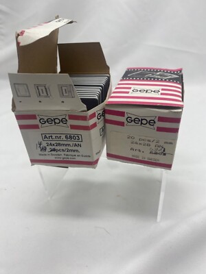 Gebe article 6803, reusable slide mounts 35mm film qty 34 pieces ...