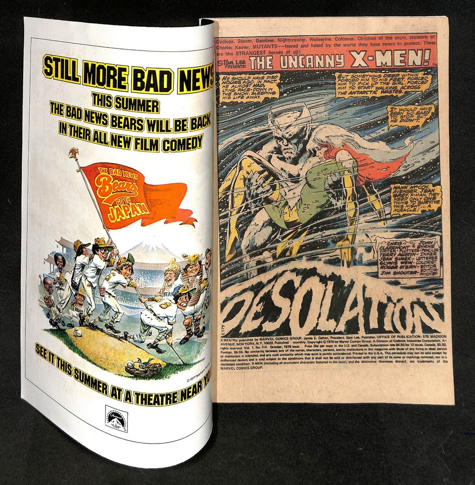 Uncanny X-Men #114 1st "Uncanny" Use in Title Claremont & Byrne (CW) 37 ...