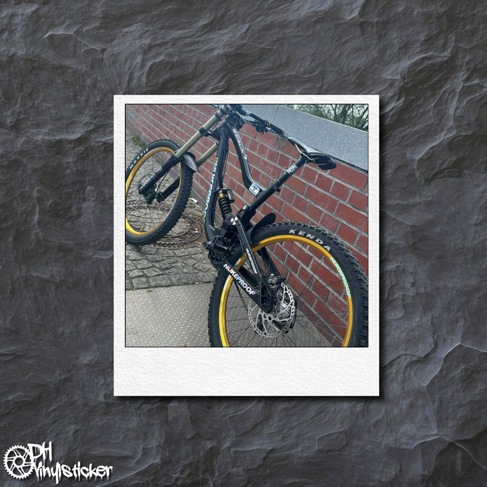 Nukeproof Sticker Lila | Aufklebersatz Set Fahrrad eBike BMX MTB Rahmen ...