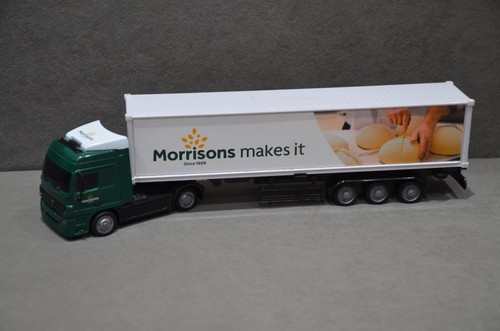 Morrisons Truck And Trailer 39cm 15" Long Delivery Lorry Used VGC | eBay