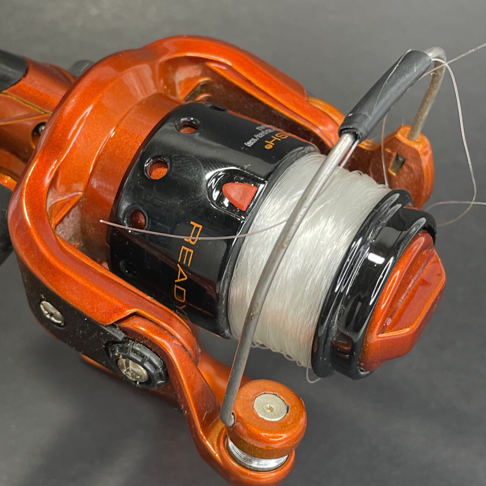 R2F-20/ALS Ready2Fish Fishing Reel Burnt Orange Spinning Reel Open Face ...