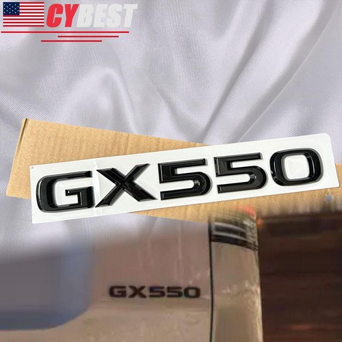 Gloss Black For 2024 GX550 Car Emblem Rear Trunk Badge Replace Sticker ...