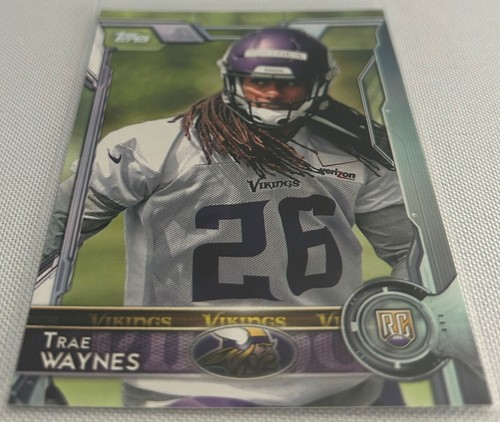 2015 Topps Football Trae Waynes Minnesota Vikings rookie card #421 | eBay