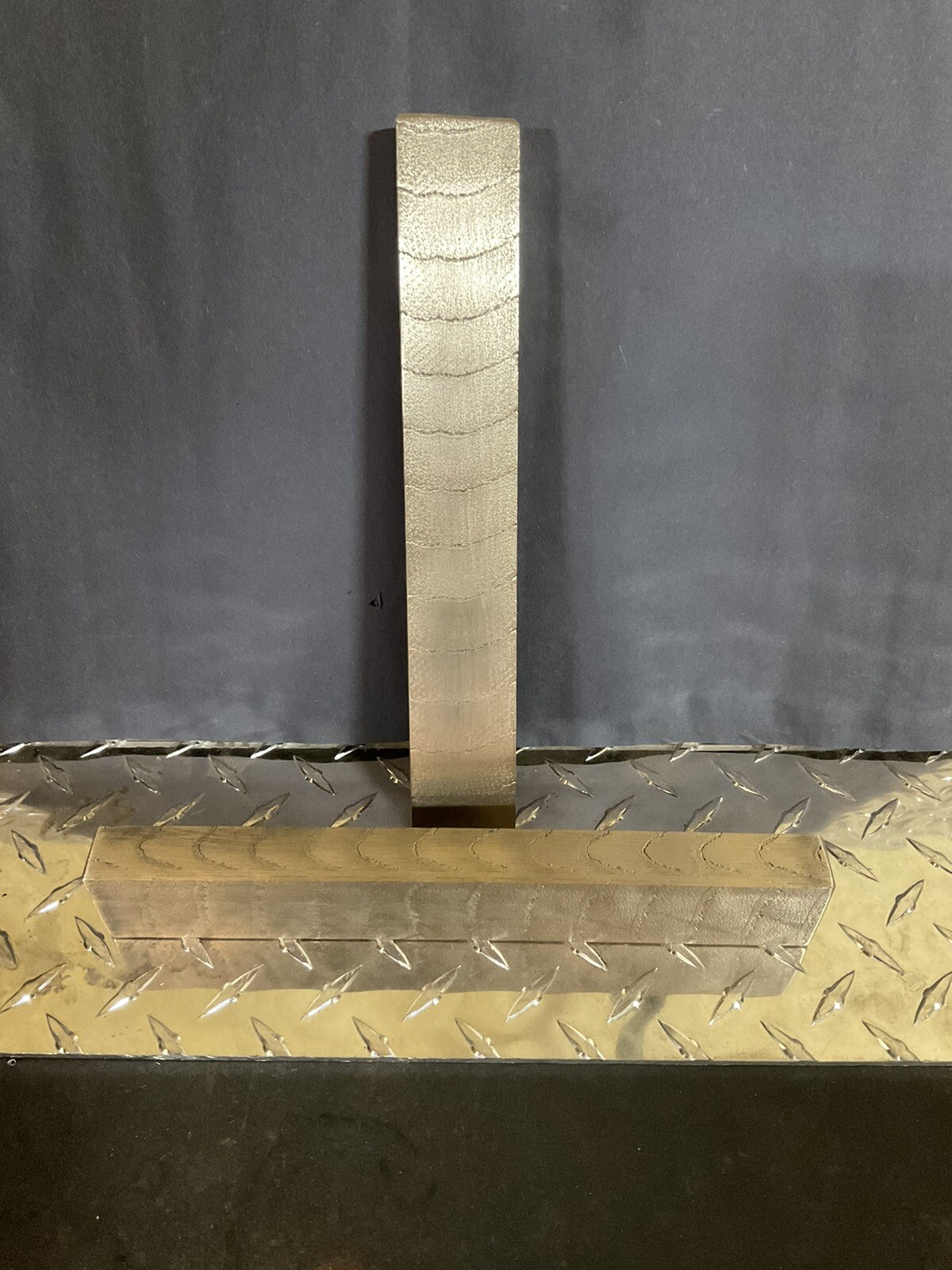 Bronze Aluminum 1-9/16” X 13/16” Rectangle 10" long Flat Bar stock ...