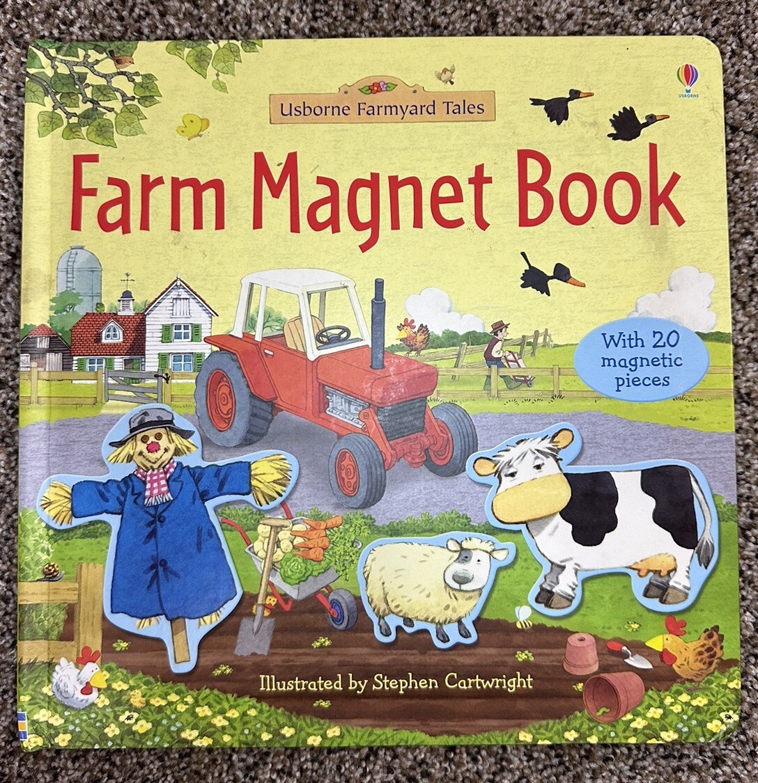 Magnet Bks: Farm Magnet Book by Anna Civardi (2009, Children's Board ...