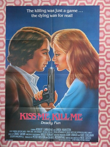 KISS ME, KILL ME / TAG: THE ASSASSINATION GAME US ONE SHEET POSTER 1982 ...