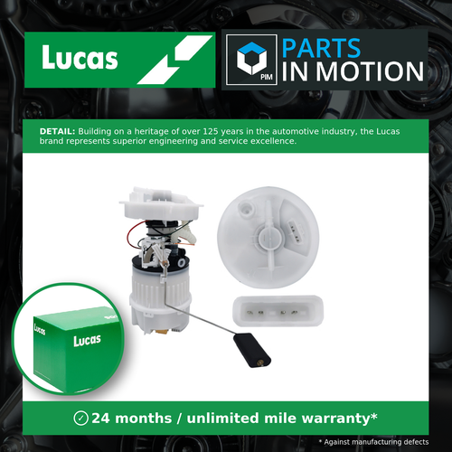 Fuel Pump fits FORD FOCUS Mk2, Mk2 Ti 1.6 In tank 04 to 12 Lucas ...