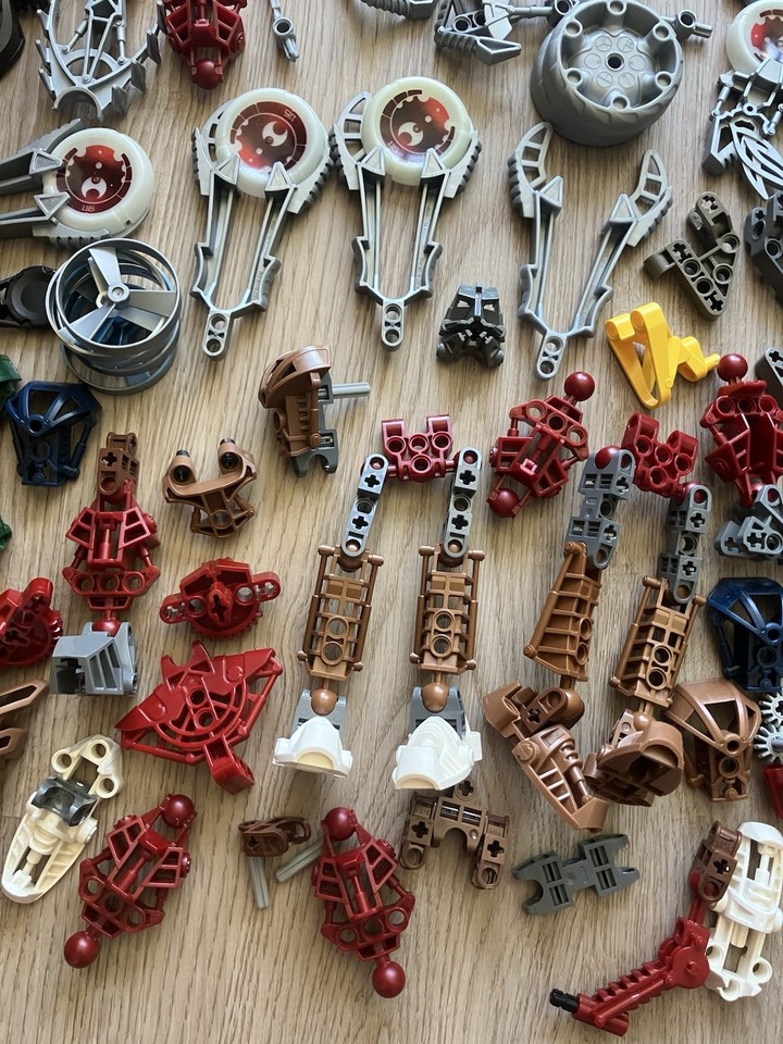 HUGE Lego Bionicle Parts Lot. Older Parts And Pieces Masks | eBay