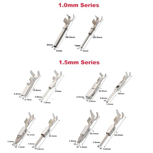 500Pcs Connector Terminal Pin Wire Harness Pins Automotive Auto Car ...