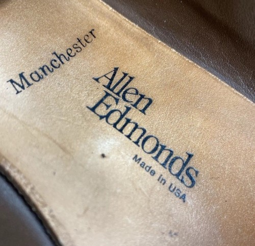 Allen Edmonds Manchester Men's Burgundy Tassel Wingtip Loafers Size 14 ...