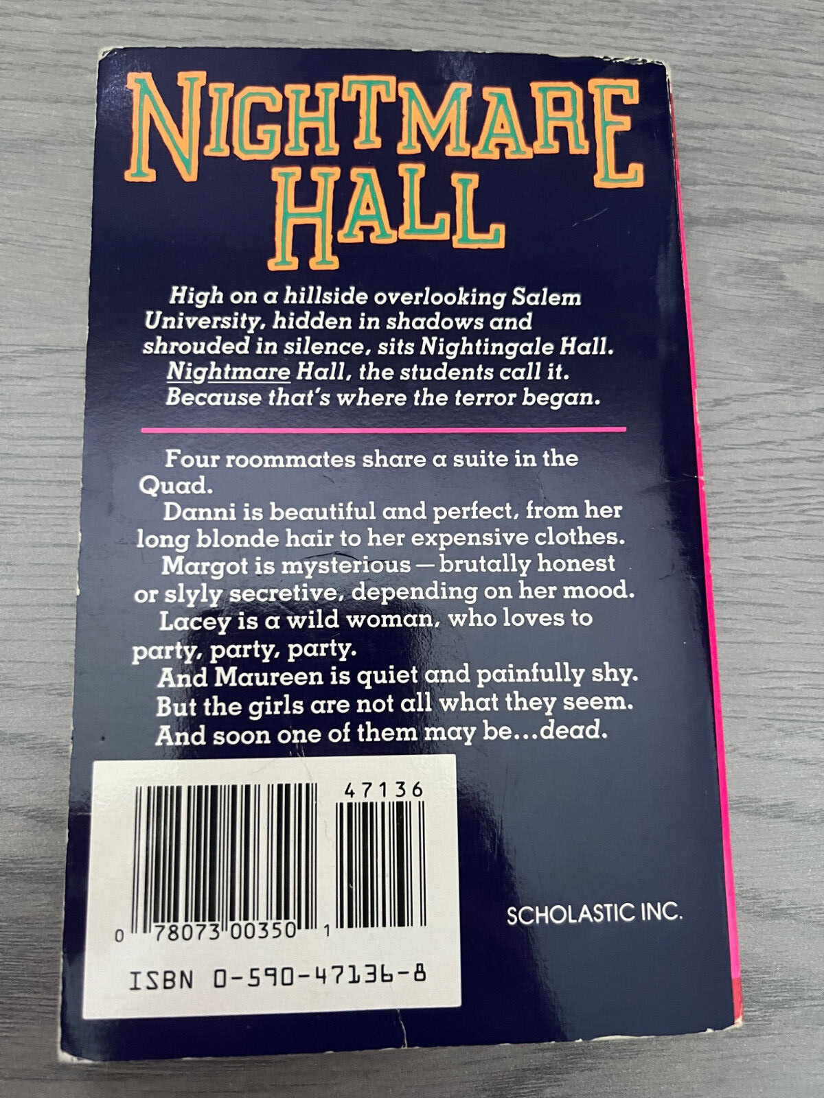 Nightmare Hall Ser.: The Roommate by Diane Hoh (1993, Trade Paperback ...