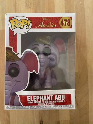 Funko POP Elephant Abu #478 Disney Aladdin Vinyl Figure | eBay