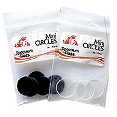 Stained Glass Supplies-Pre-Cut MINI CIRCLES CLEAR (6) | eBay