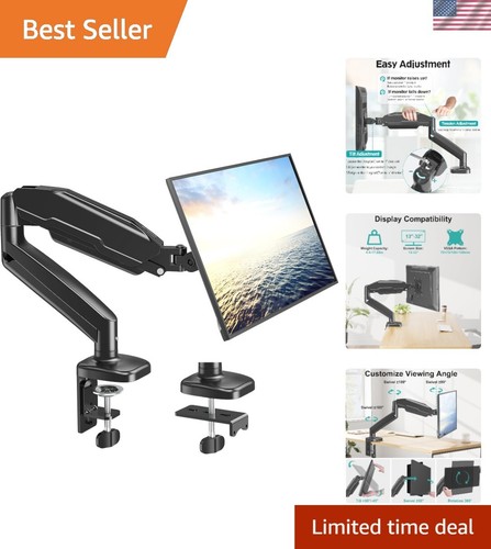 Articulating Gas Spring Monitor Mount - Fits 13-32 Inch Screens with ...