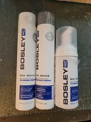 Bosley MD BOS Revive Kit for Visibly Thinning Non Color-Treated Hair No ...