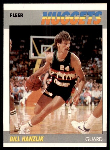 1987-88 Fleer Basketball Card Bill Hanzlik Denver Nuggets #47 | eBay