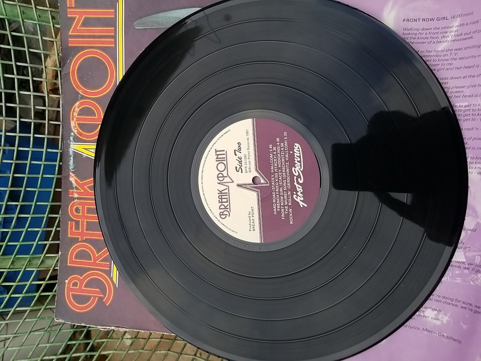 Break Point - First Serving Vinyl LP (LP Record, Album) Cover ...